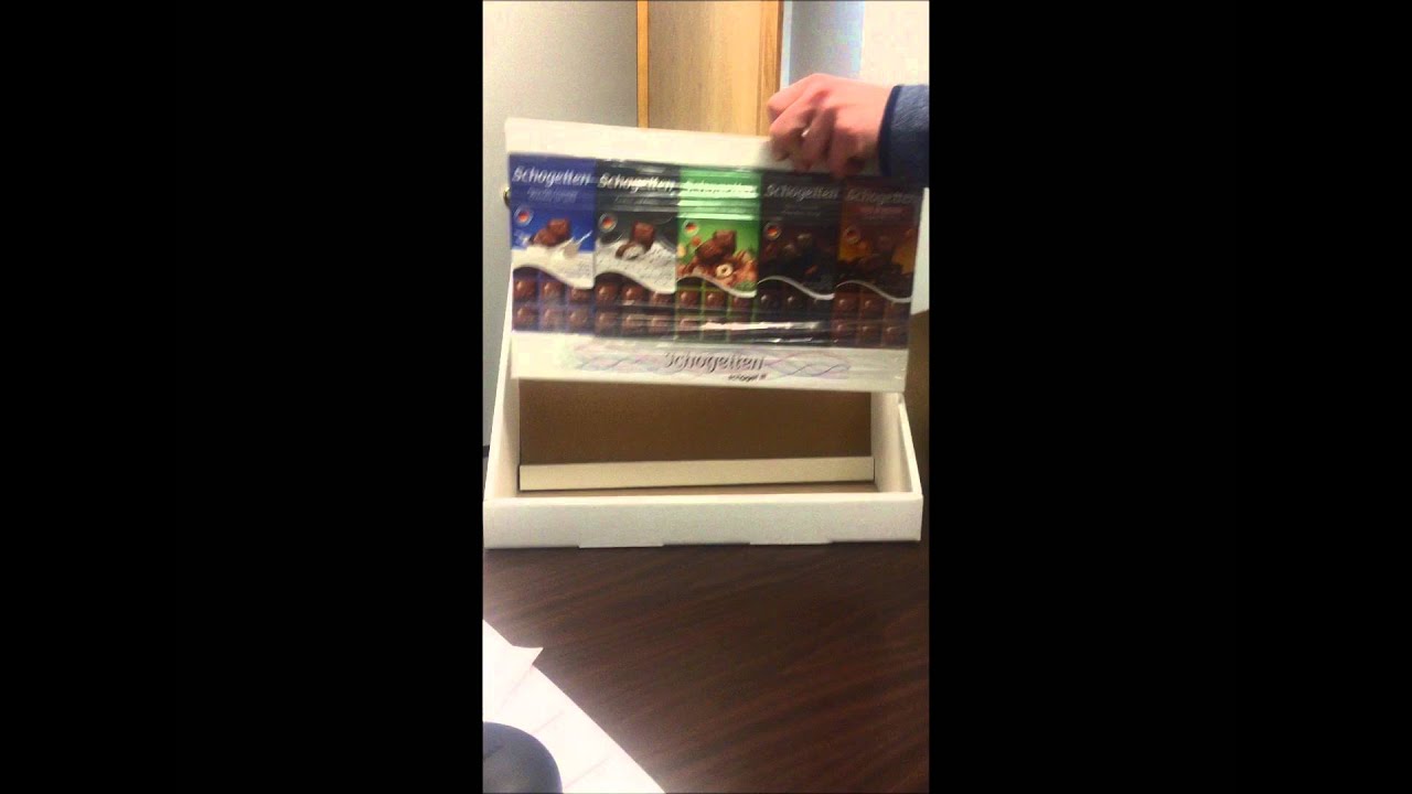 Custom shipping box converts to POS display - YouTube