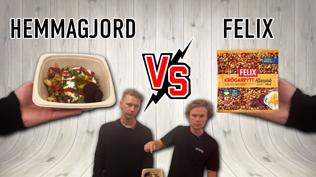 Vi Gör Egen PYTTIPANNA | Mat Före Festen - YouTube