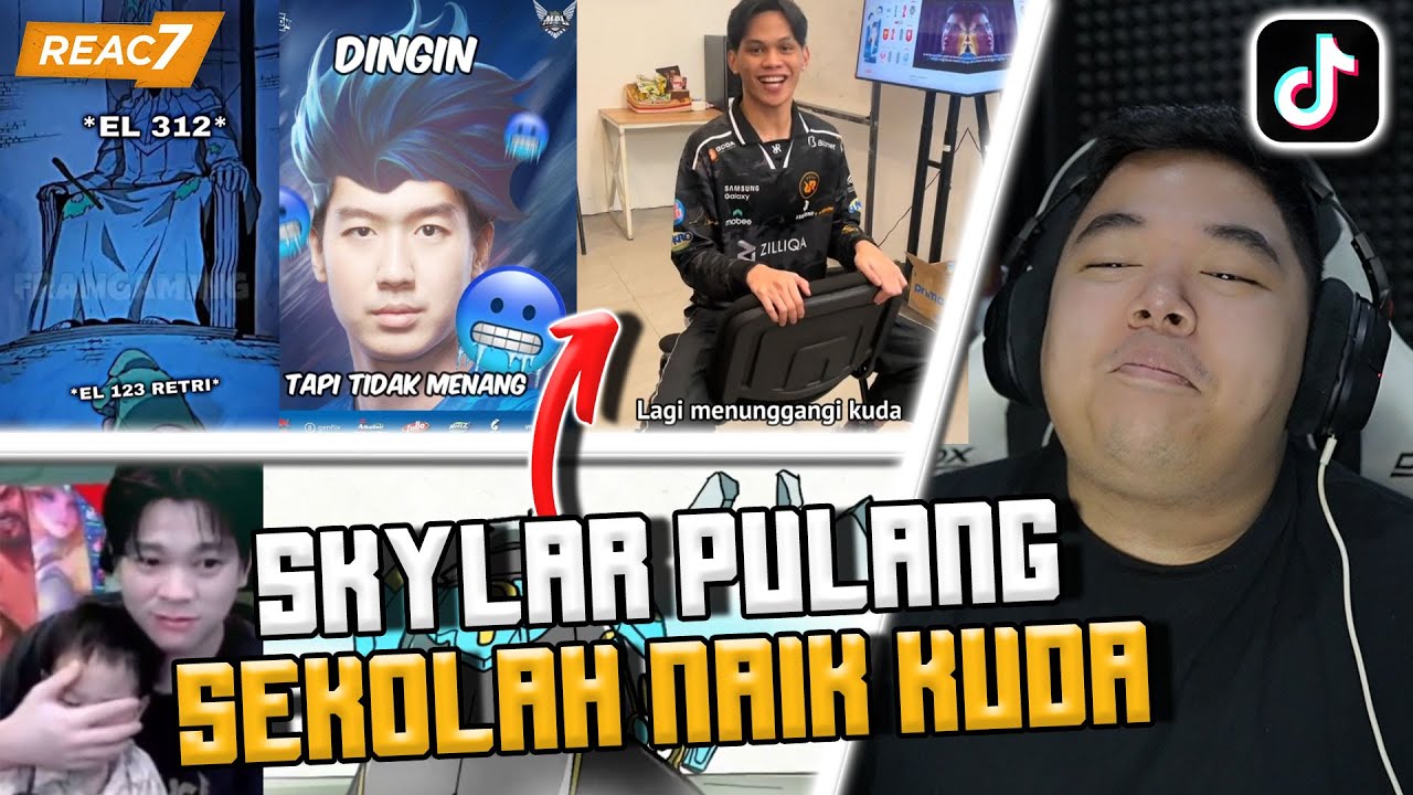 #REAC7 TAUNT SKYLAR & IDOK KE LIQUID AURA !! JO KAGET SAMA ZEE WKWKWK !! #mlbbidcreator - YouTube