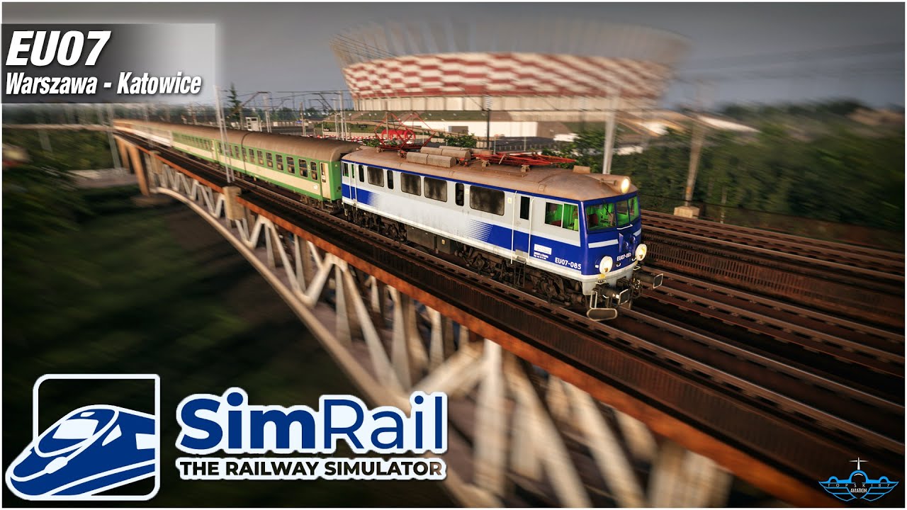 SimRail: The Railway Simulator - EU07 z Warszawy w kierunku Katowic ...