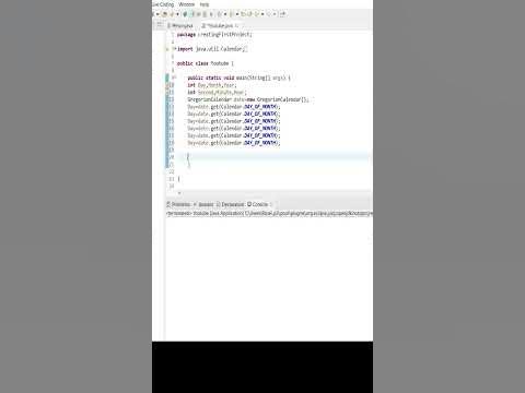 Java program to display date and time, print date and time using java program. - YouTube