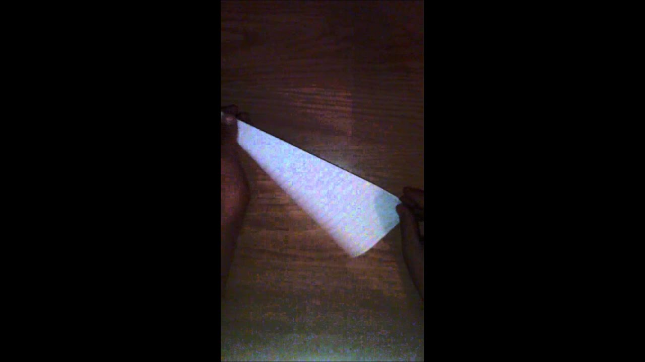 needle nose paper airplane - YouTube