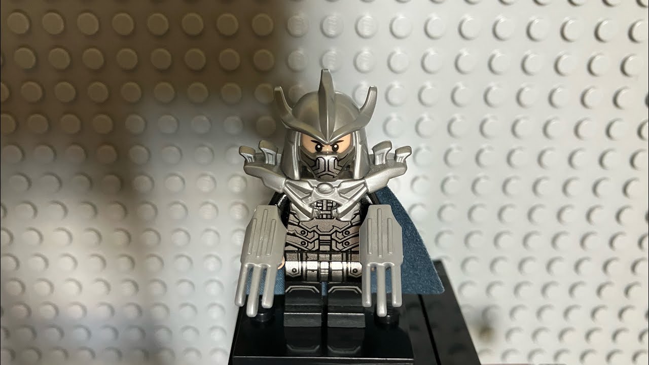 Lego tmnt shredder Minifigure review #lego - YouTube