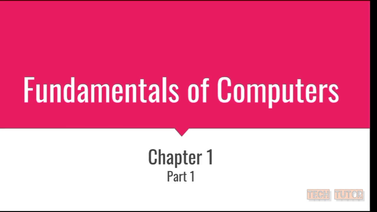 Plus One Humanities Computer Applications - Chapter 1 Part 1 - Data and ...