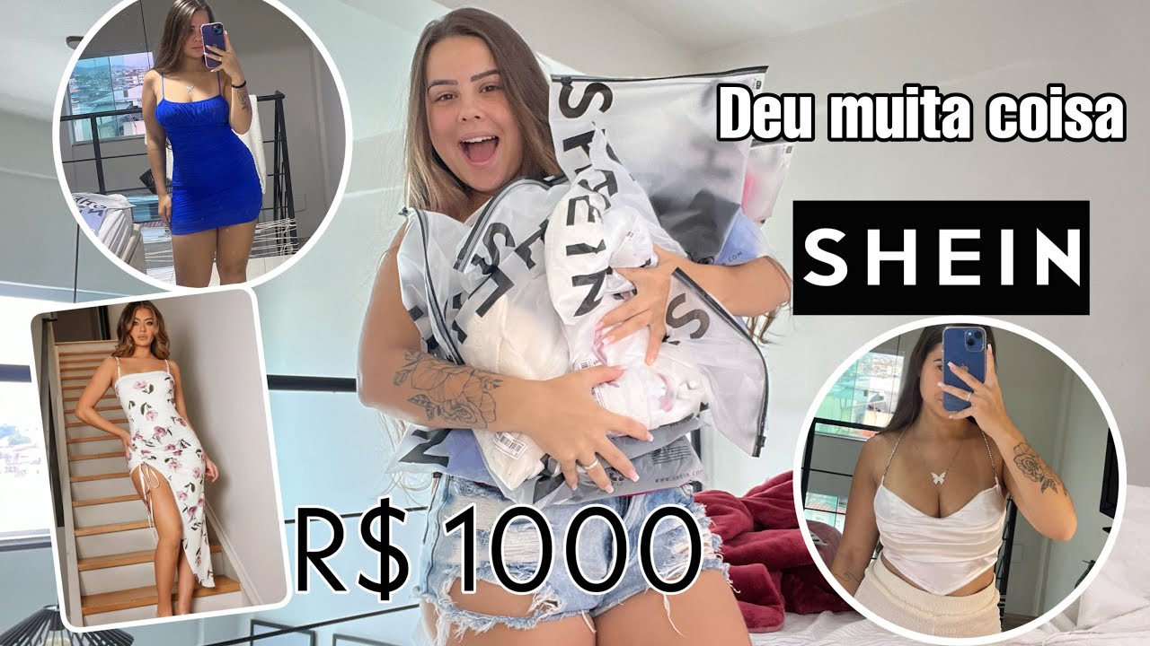 Provando roupas que comprei na SHEIN - YouTube