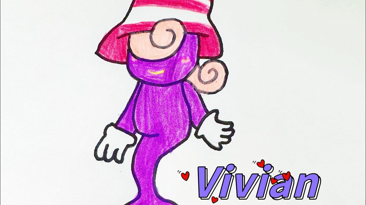 How to draw Vivian | Super Mario Brothers #drawing - YouTube