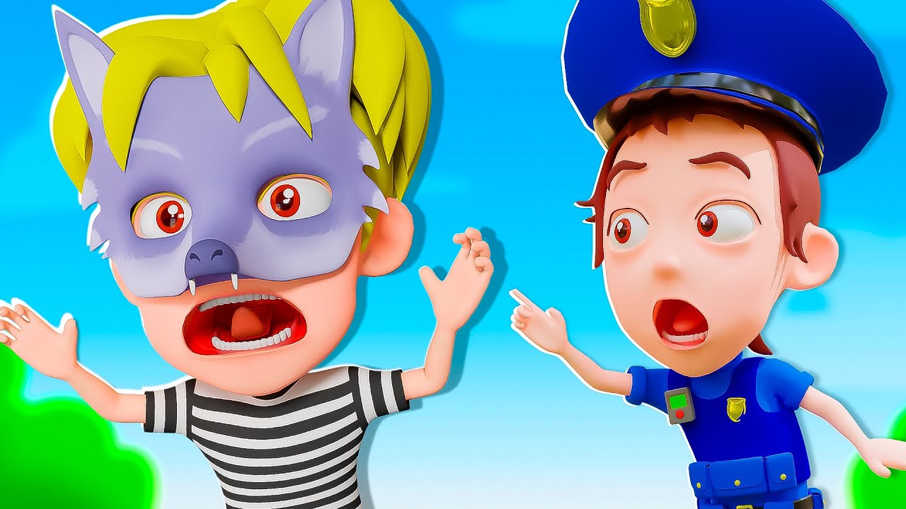 Baby Police Monster | Best Kids Songs and Nursery Rhymes - YouTube
