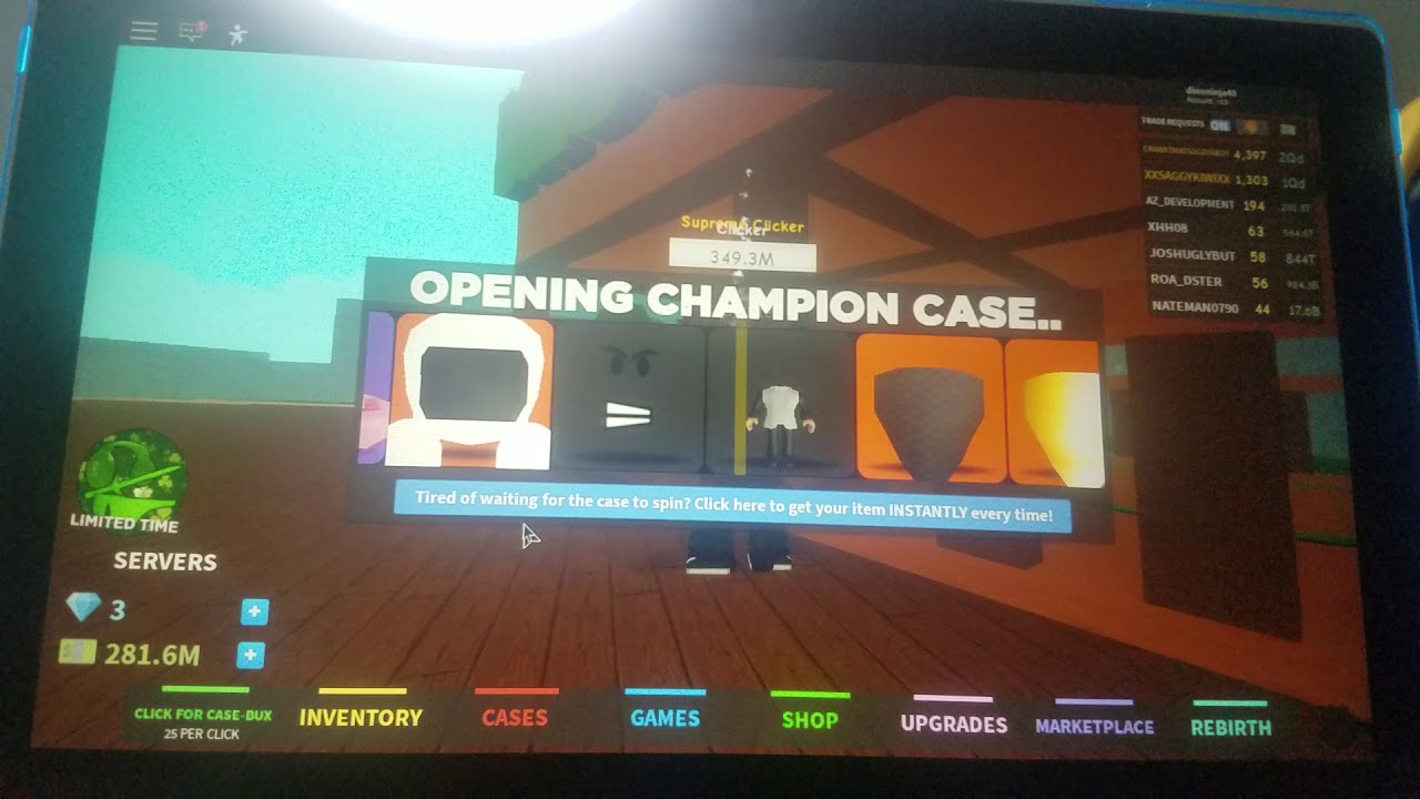 Case Clicker opening Champion cases - YouTube