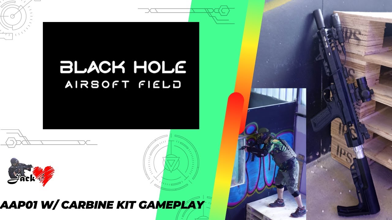 1st time in BLACK HOLE Airsoft Fields | CQB GAMEPLAY | AAP 01 | HPA ...