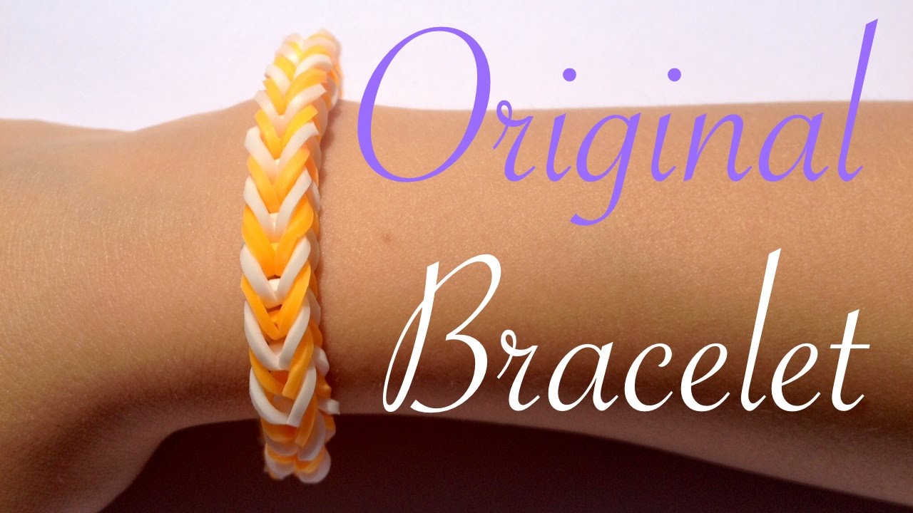 Rainbow Loom - Original French braid Bracelet - Tutorial How to (Easy ...