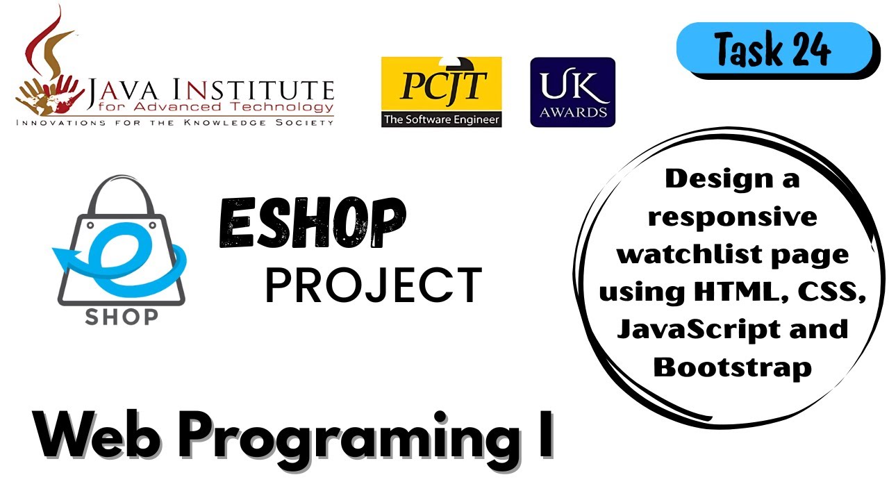 Design a Responsive Watchlist Page | Eshop | Task 24 | Web Project ...