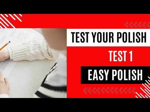 Test Your Polish Language | Test 1 | Easy Polish for Beginners| How ...