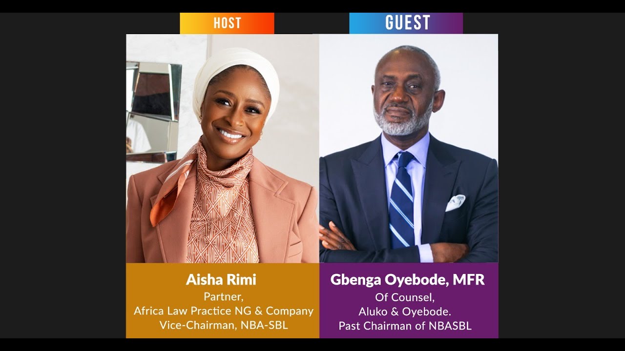 A Fireside Chat with Gbenga Oyebode on SBL, The Law and Nigerian ...