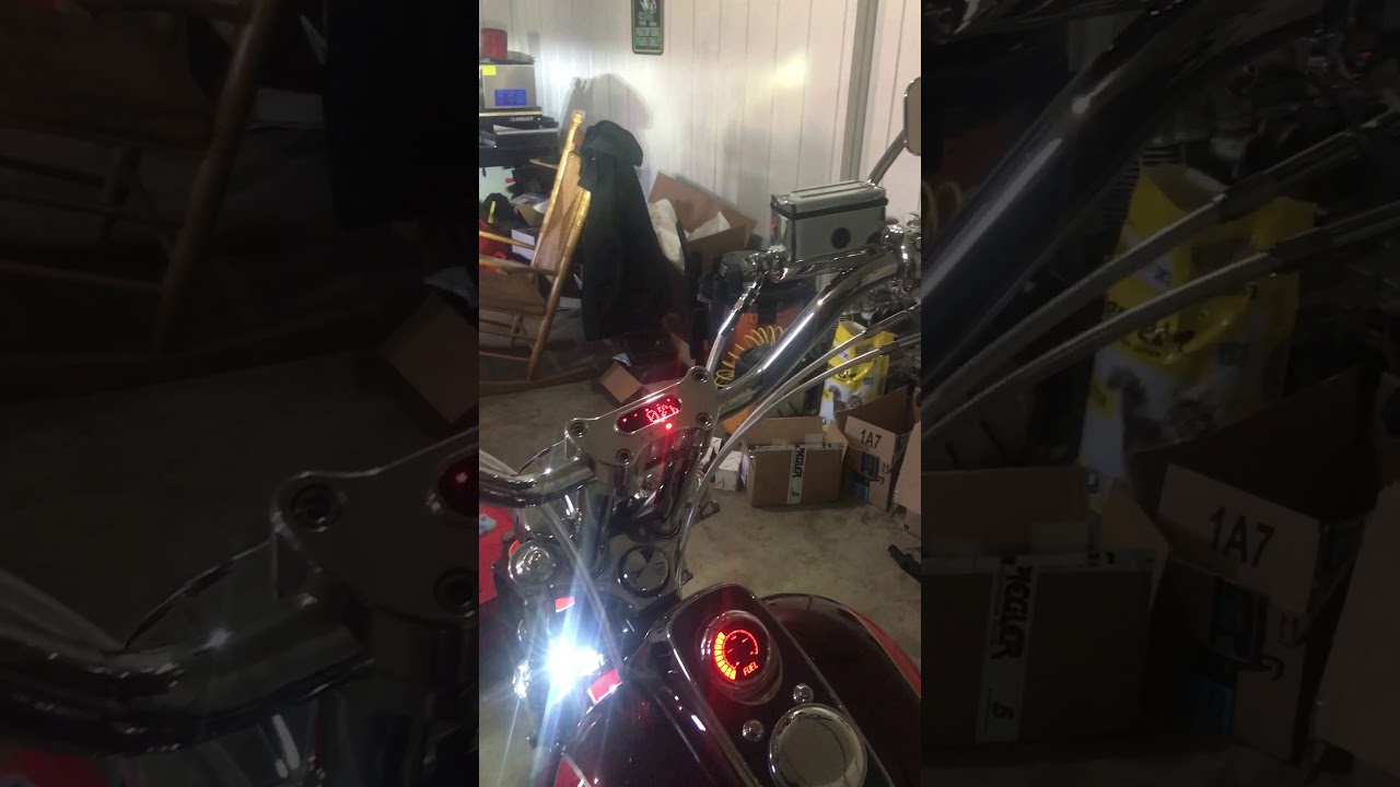 Harley-Davidson FXR Motogadget Motoscope Mini - YouTube