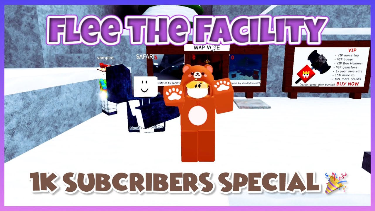 Gameplay With Voice 🥰 + 1K Subscribers Special 🥳 | Roblox Flee The ...
