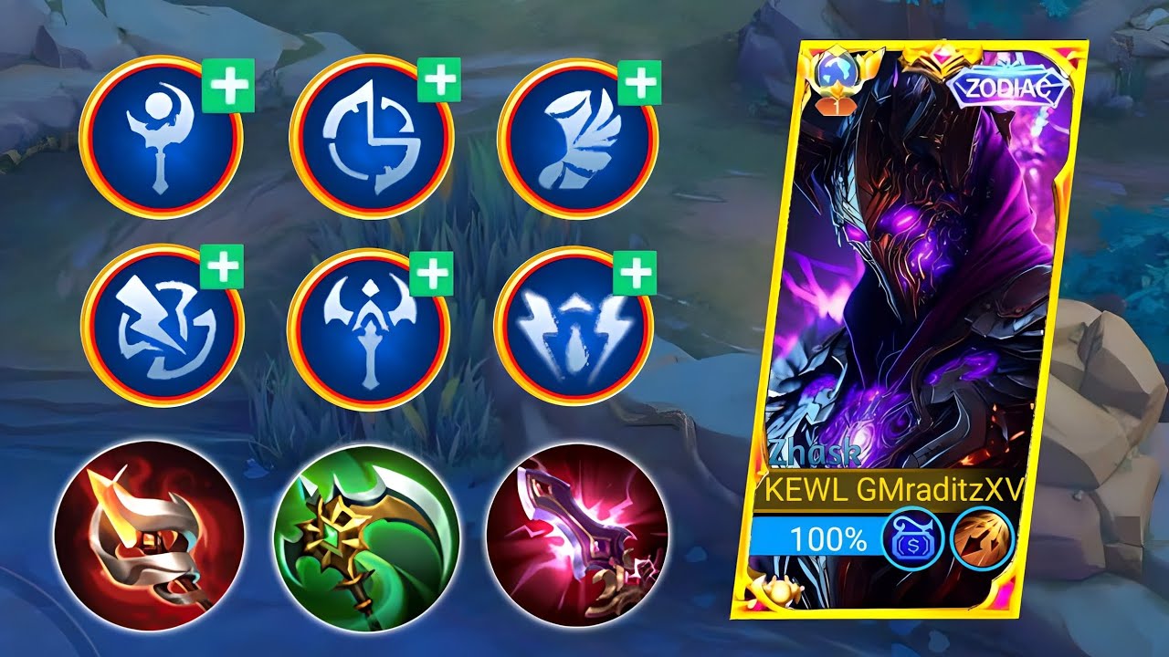 ZHASK NEW SEASON BEST RECOMMENDED EMBLEM & BUILD TO GET MAX DAMAGE ...