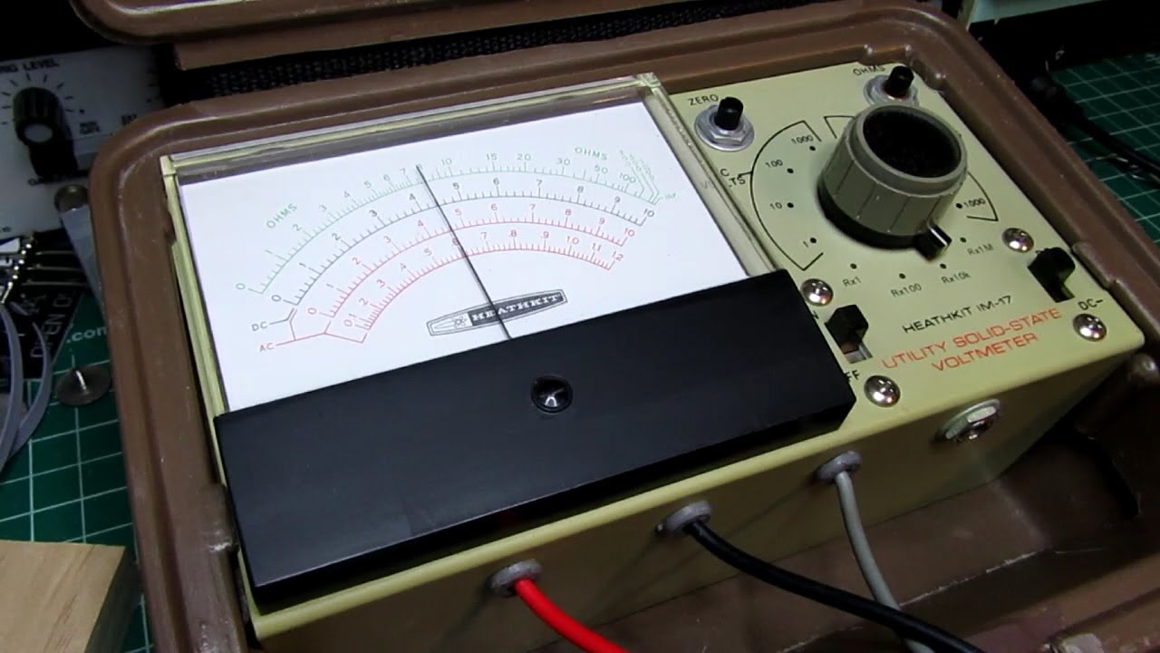 Heathkit IM-17 Utility Solid State Voltmeter: History, Restoration ...