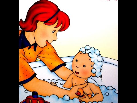 Caillou Takes  a Bath