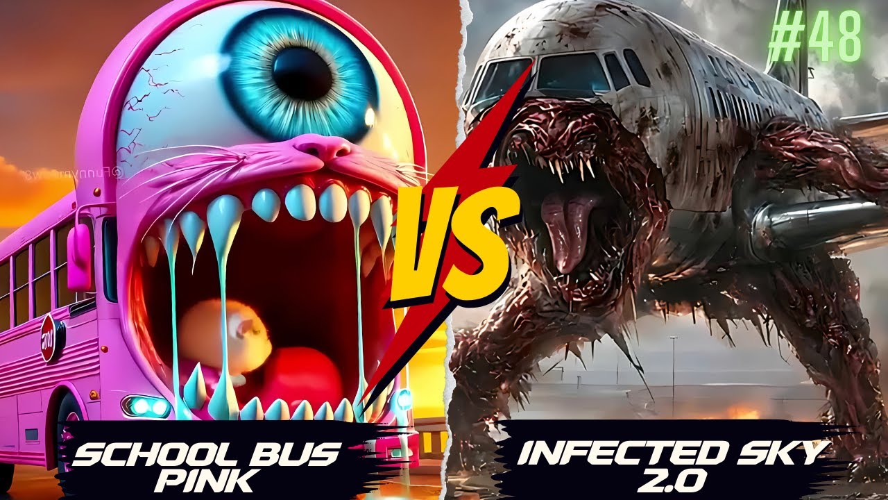 SCHOOL BUS PINK 🆚 INFECTED SKY 2.0 - Tiles Hop Clash! - YouTube