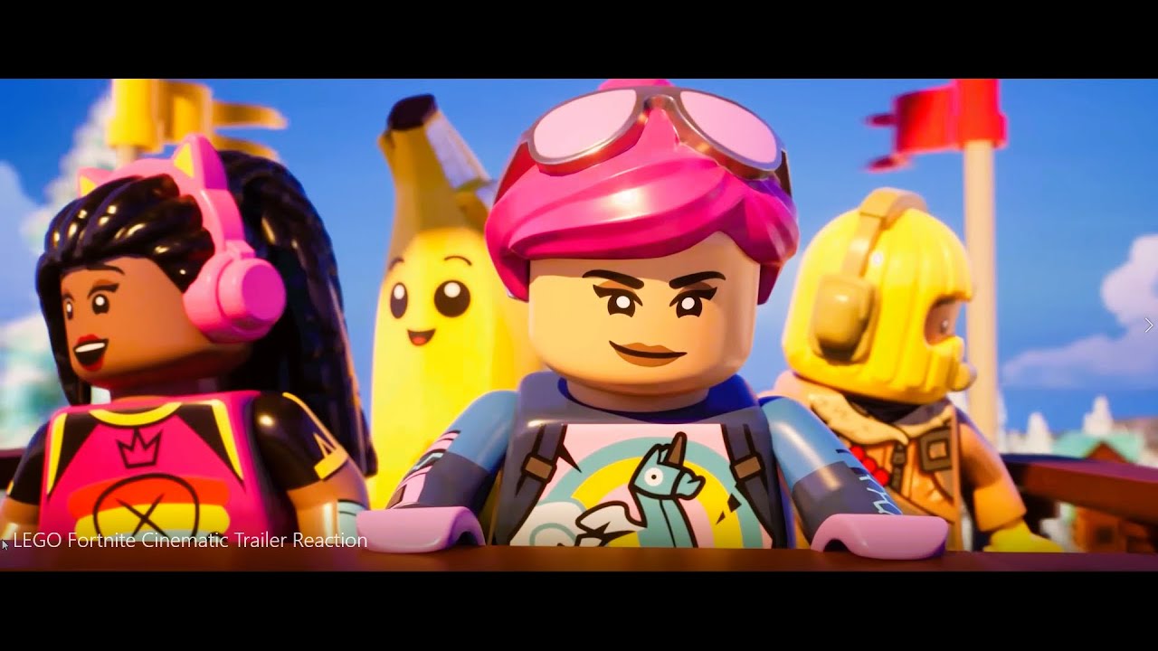 LEGO Fortnite Cinematic Trailer Reaction - YouTube