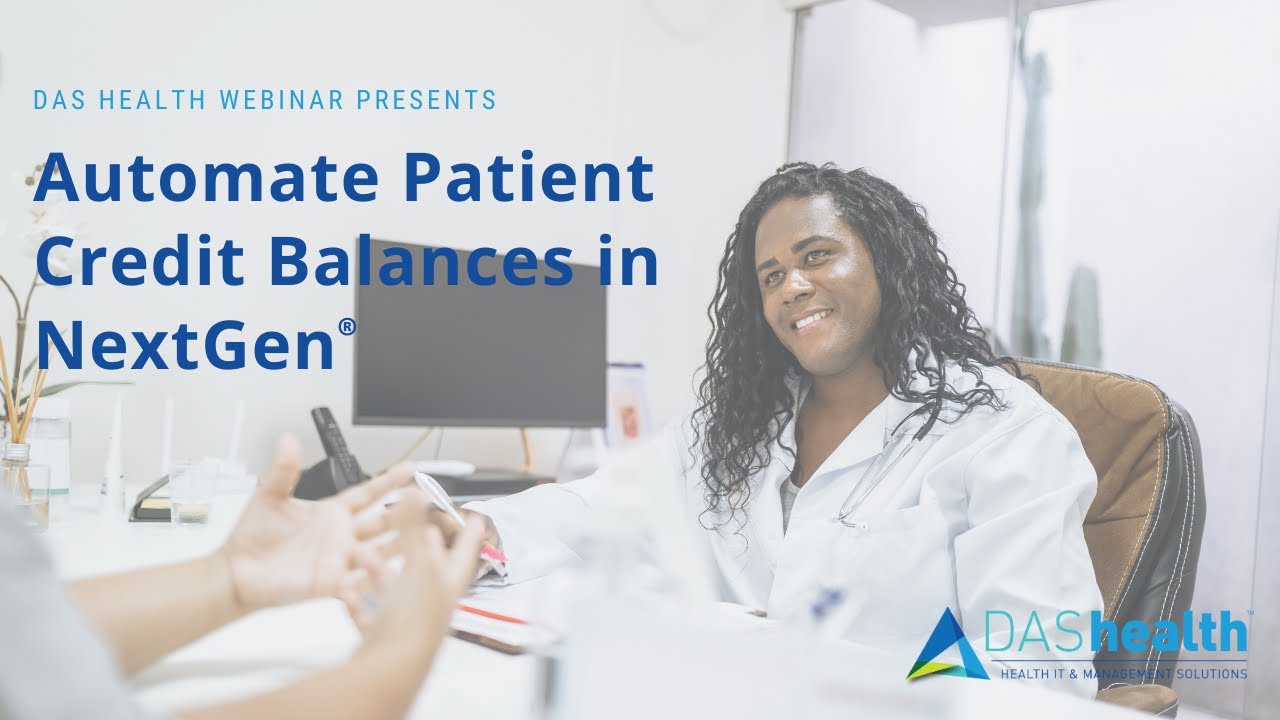 Automate Patient Credit Balances in NextGen - YouTube