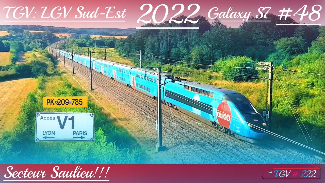 TGV à 270 km/h: Découvert et spotting dans la forêt proche Saulieu ...