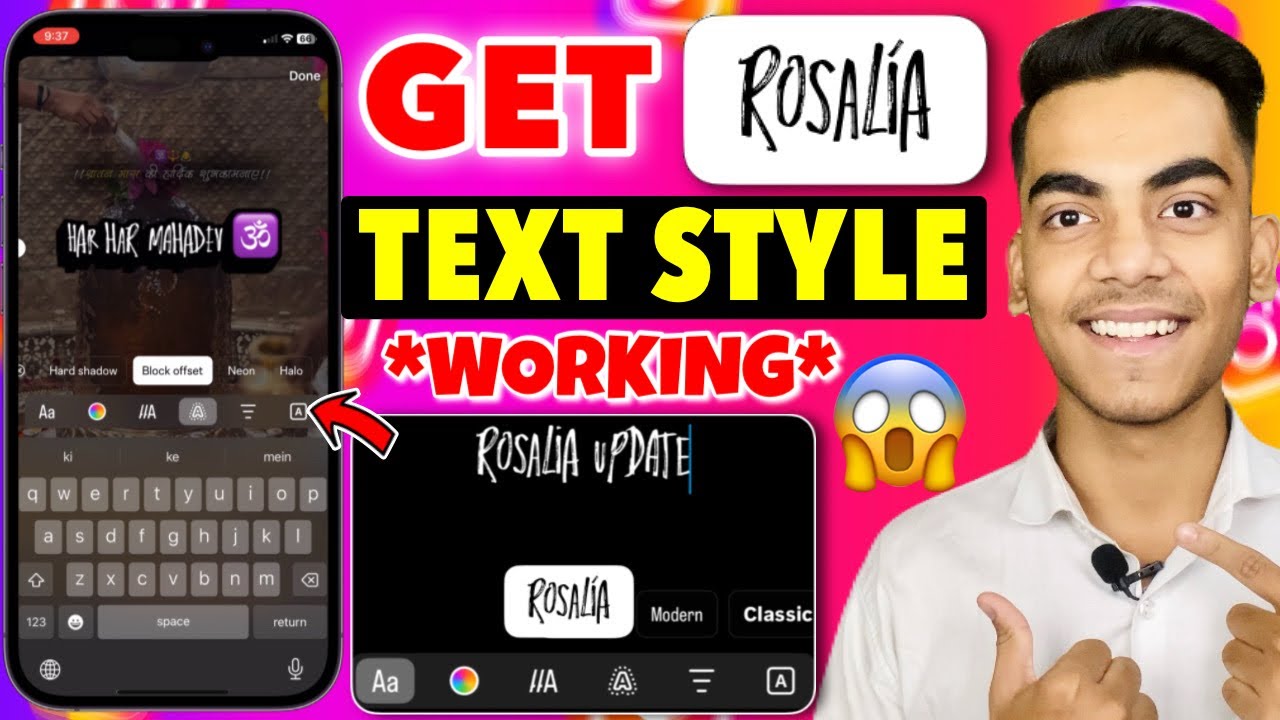 How To Get New Instagram Story Font Style | Fix Instagram Rosalia Story ...