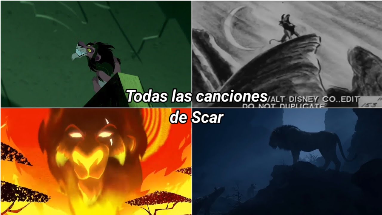 Todas las canciones de Scar - El Rey León (Recopilación 1994-2019 ...