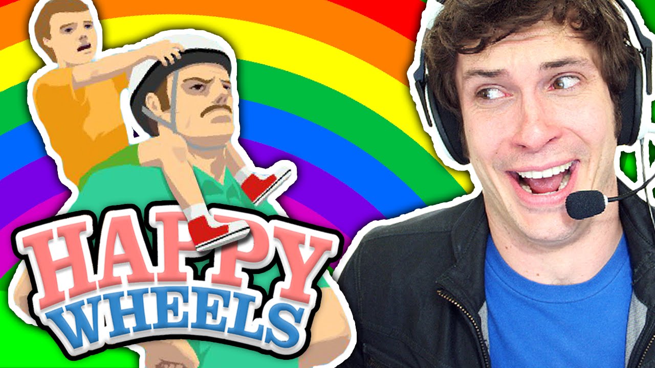 RAINBOWS! - Happy Wheels - YouTube