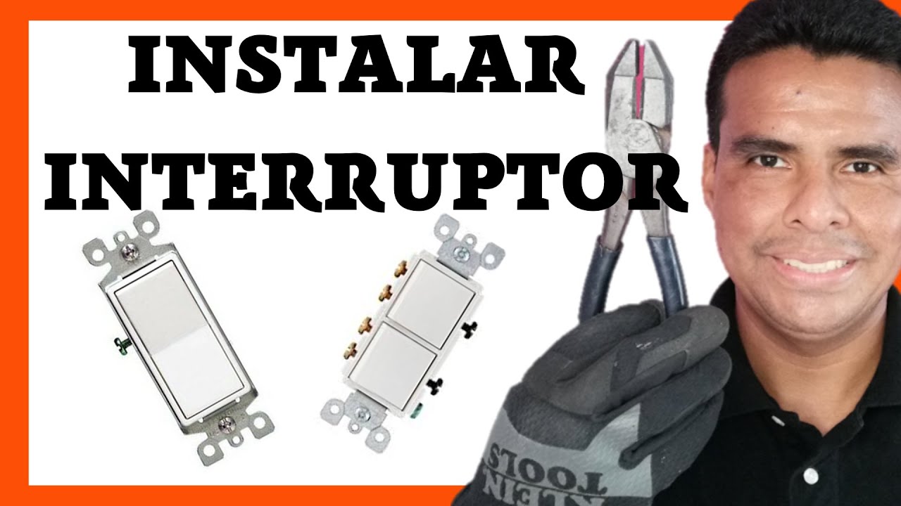 ¿Cómo INSTALAR 🔧 un INTERRUPTOR ELÉCTRICO? - YouTube