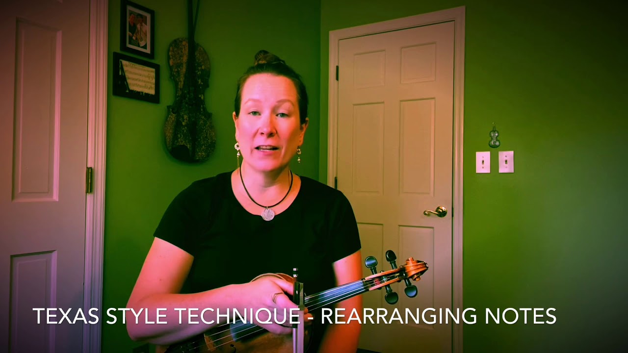 Texas Style Technique - Rearranging Notes - YouTube