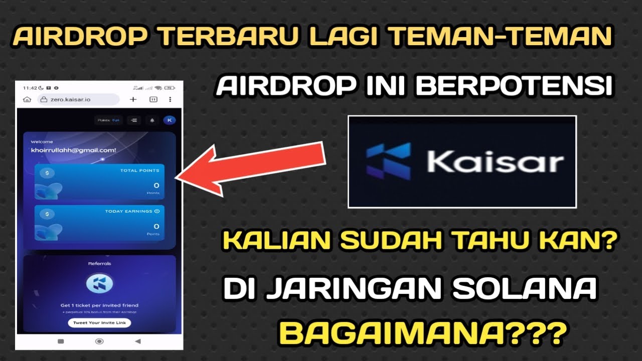 Cara Garap Airdrop Zero Kaisar, Airdrop Yang Berpotensi Cuan | Jaringan ...