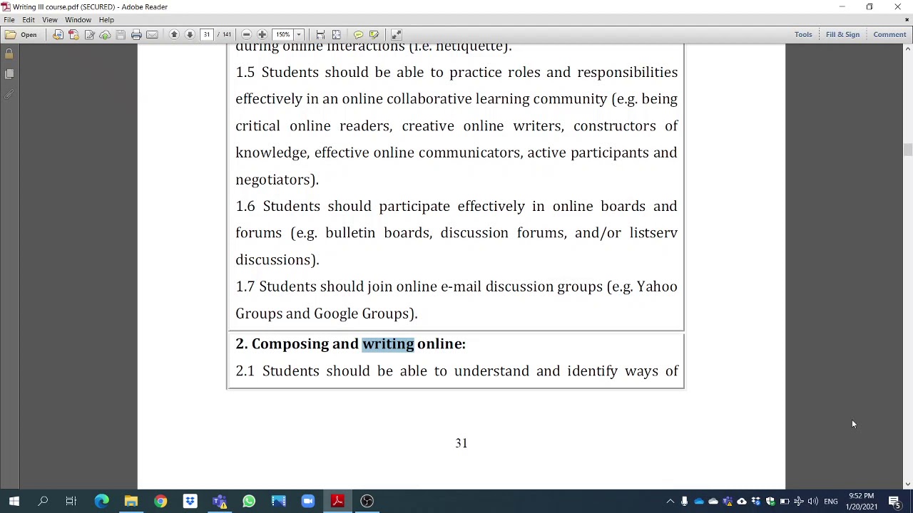 Writing 3: Chapter 2: New Forms of Writing Facilitated by New ...