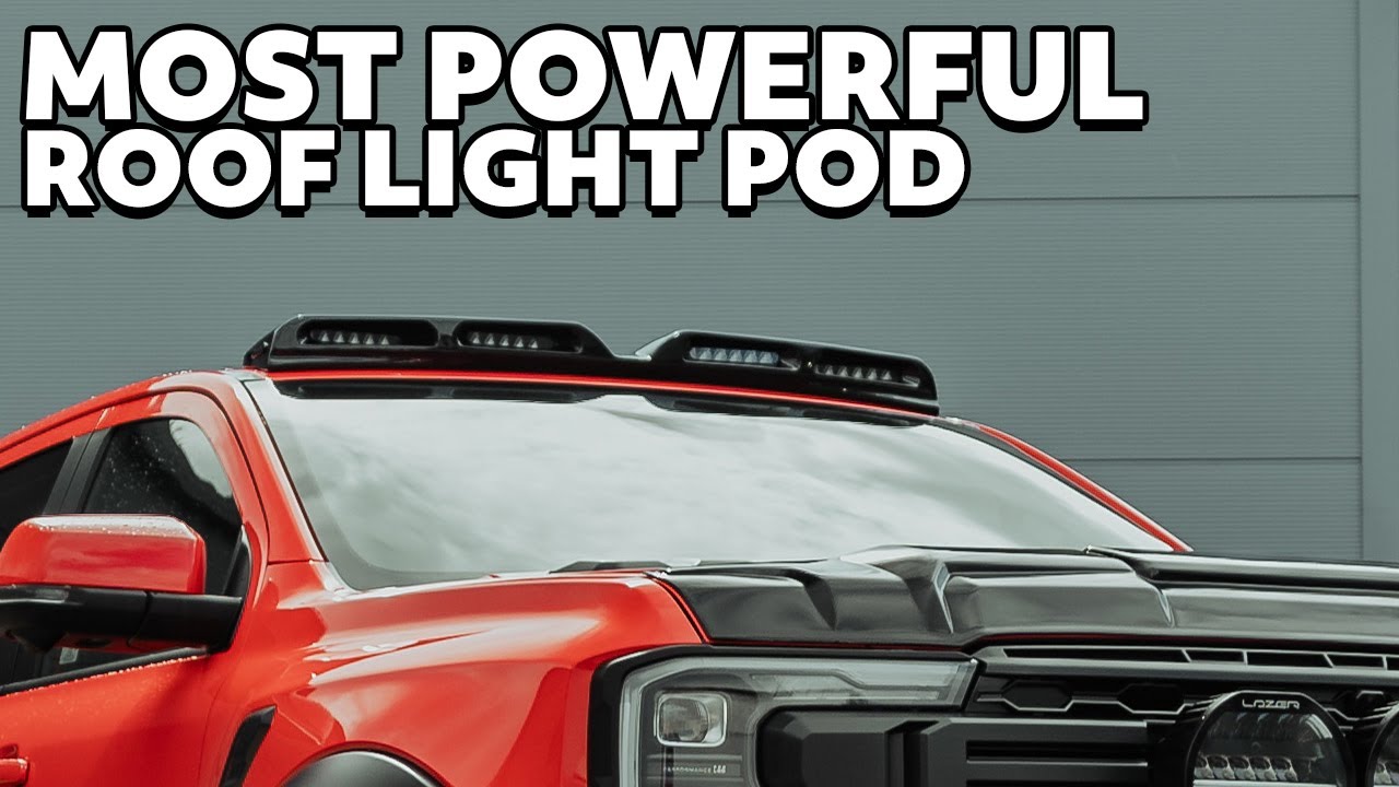 Ford Raptor 2023+ Predator x Lazer Lamps LED Roof Light Pod - YouTube