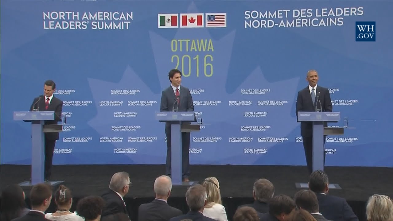 President Obama Participates in a Trilateral Press Conference - YouTube