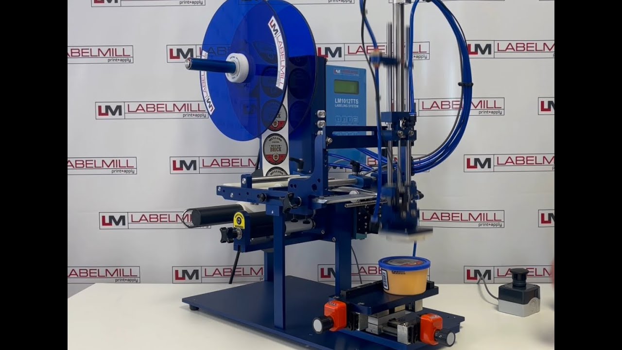 LabelMill, LM1012 Smart Tamp Semi-Automatic Label Applicator for ...