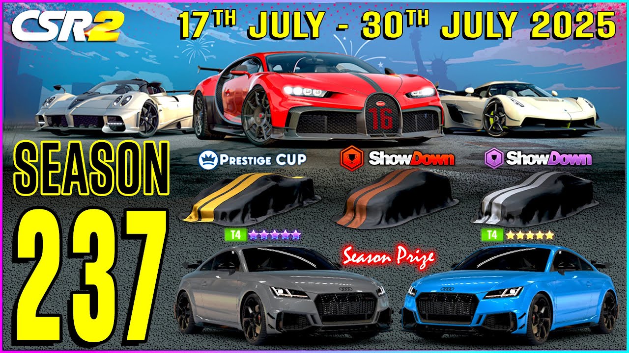 CSR2 | SEASON 237 INFO! - YouTube
