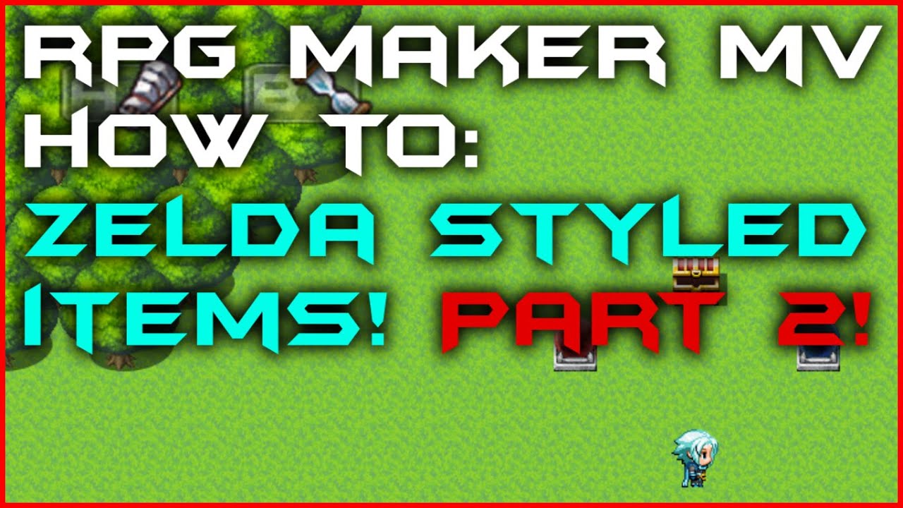 RPG Maker MV - Zelda Styled Items Part 2! Swap and add new items! - YouTube