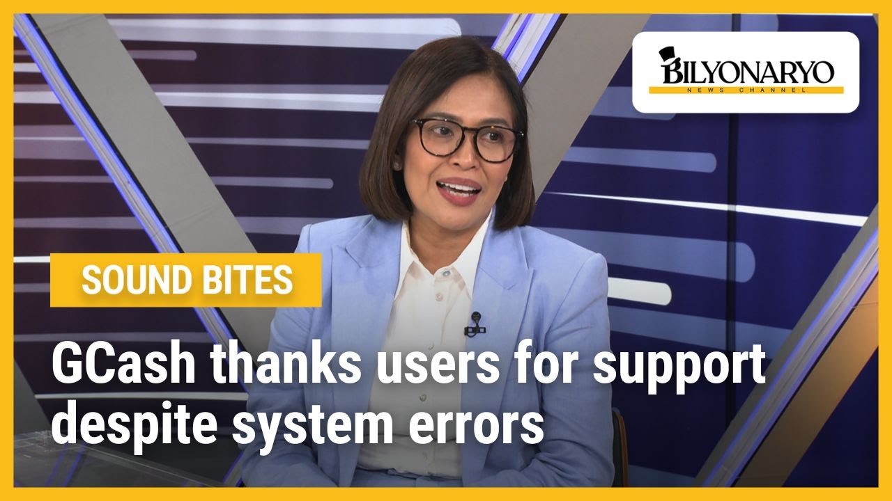 GCash thanks users for support despite system errors - YouTube