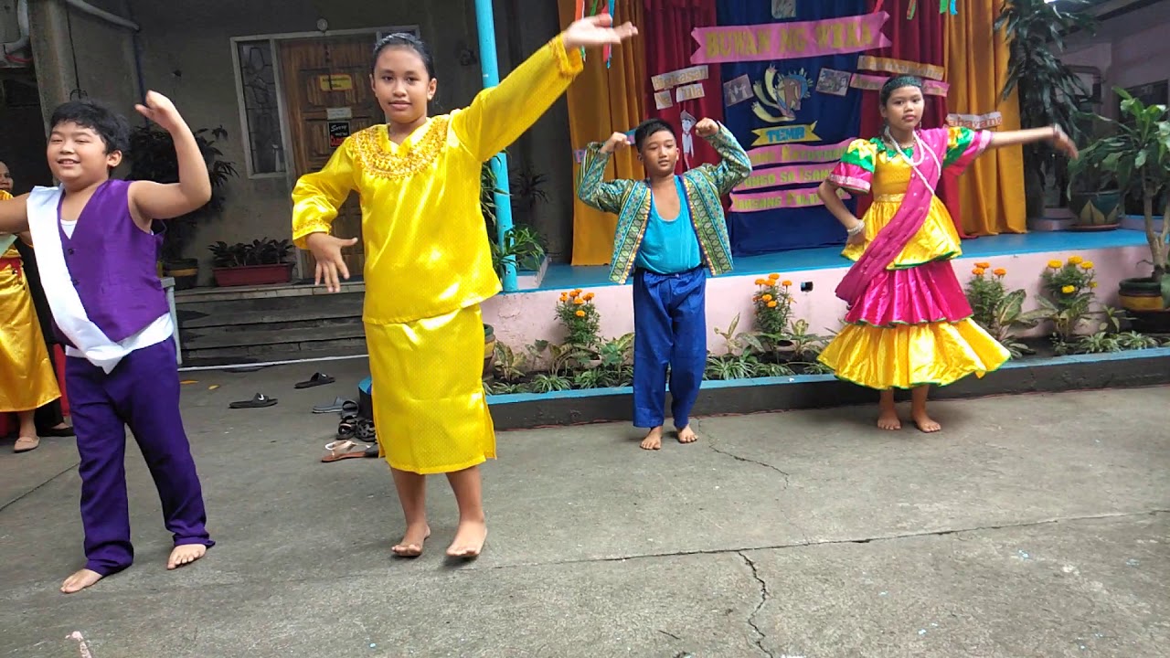 Waray waray folk dance grade 4 students - YouTube