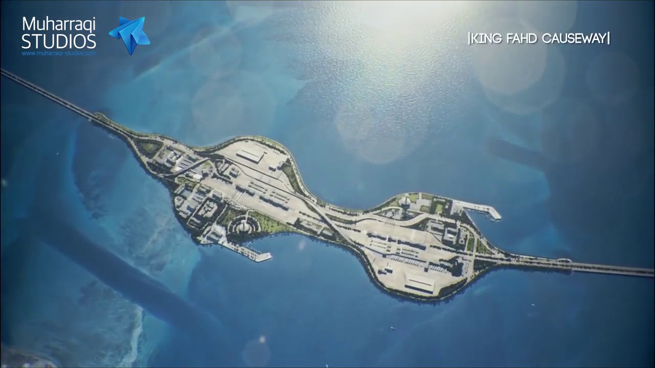 Bahrain King Fahad Cause Way । Saudi Bahrain Bridge Border । Shahin ...