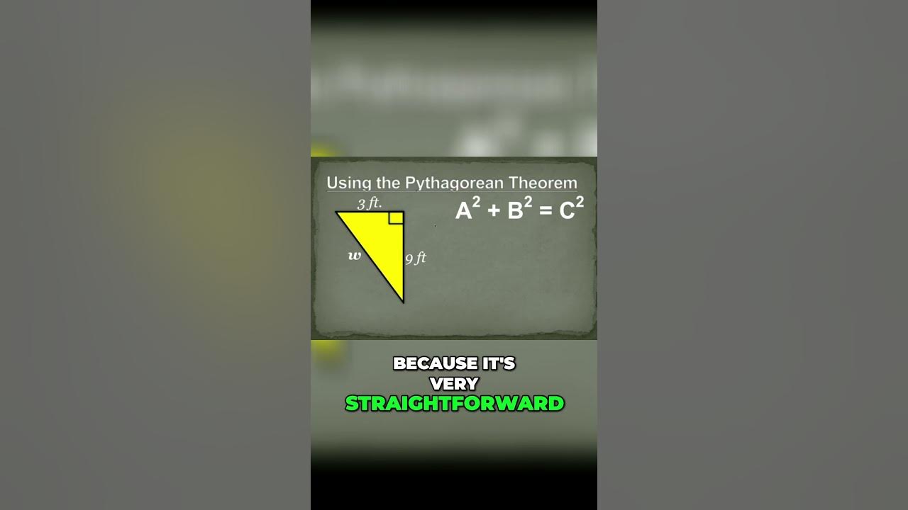 Mastering the Pythagorean Theorem - Finding the Hypotenuse - YouTube
