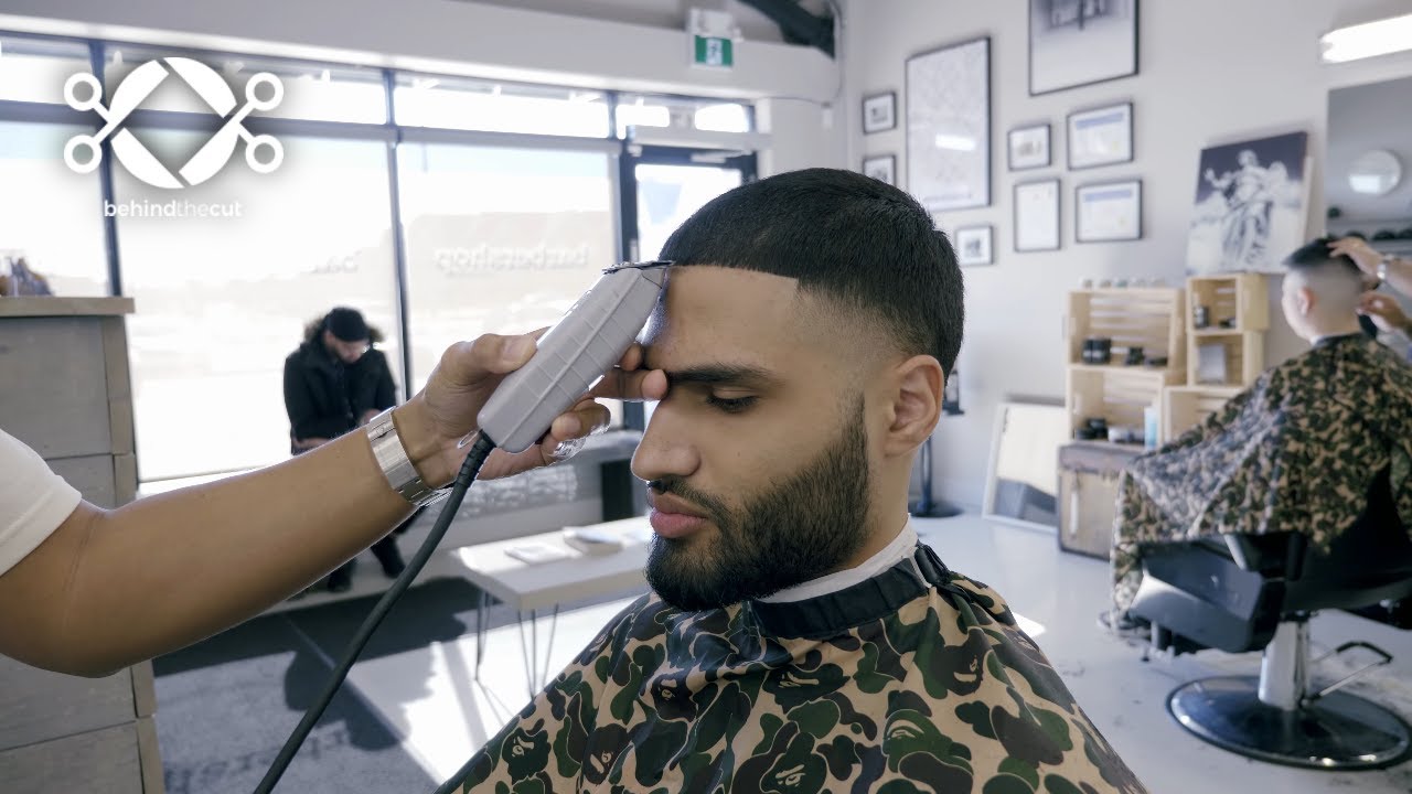 🇨🇦💈🤜 LEFT-HANDED BARBER DOES DOPE TAPER FADE | How to do taper fade and ...