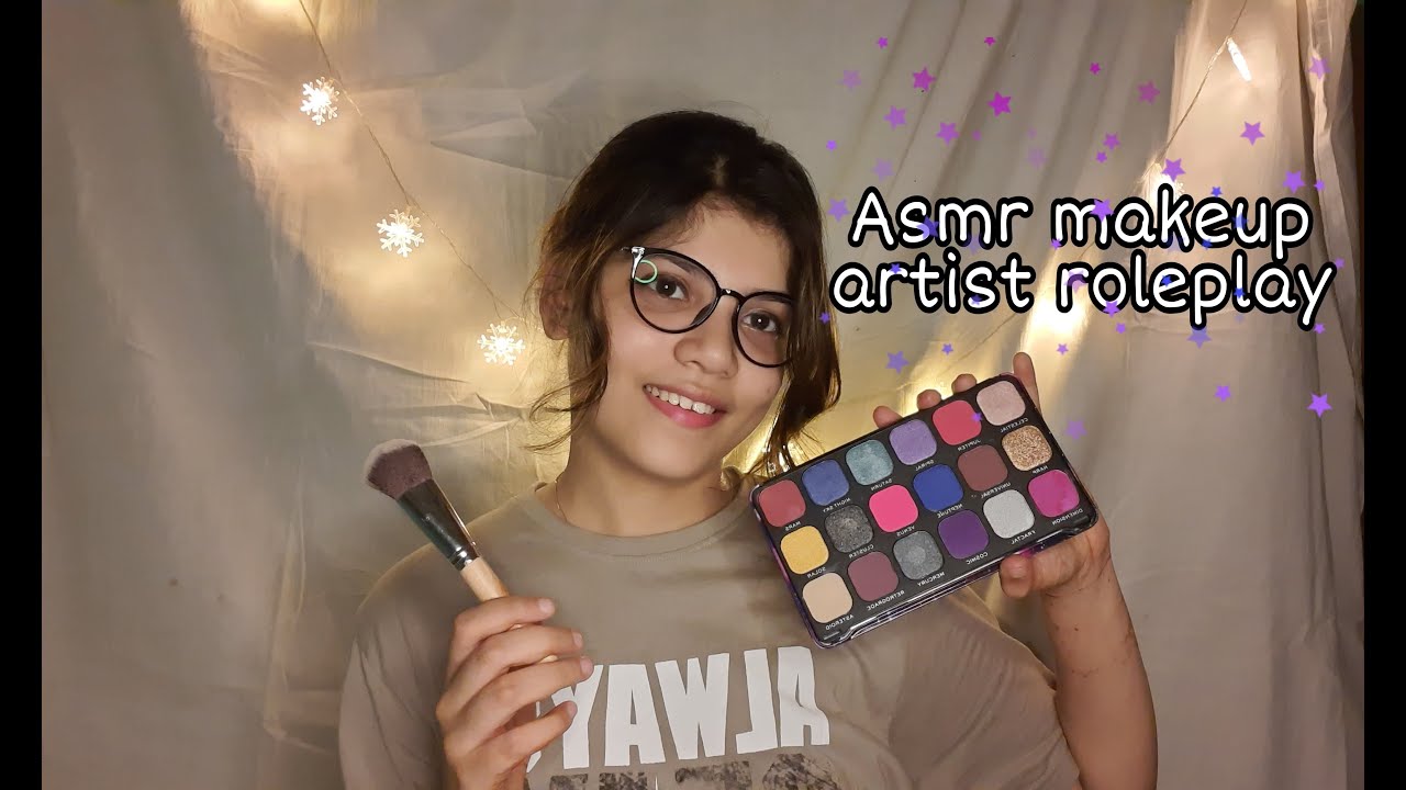 ASMR Roleplay (Hindi) I chatty MUA does your makeup (softspoken ...