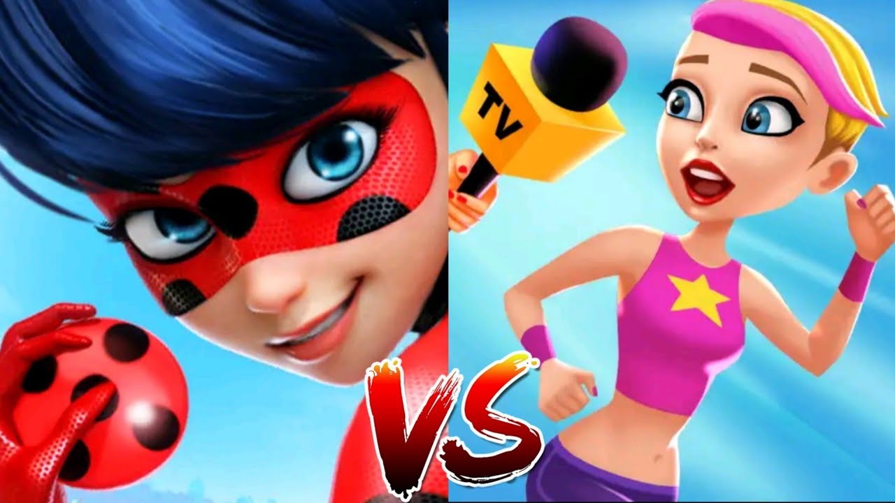 Jogo Miraculous Ladybug e Gato Noir VS Hollywood Rush - YouTube