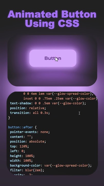 Animated Button Using Css Coding Css Webdevelopment Codingtutorial Youtube