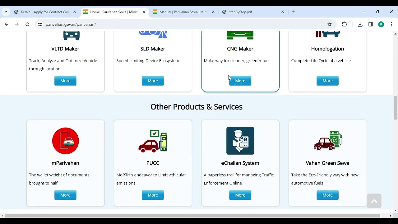 Kerala - Apply Online for Contract Carriage Temporary Auto rickshaw ...