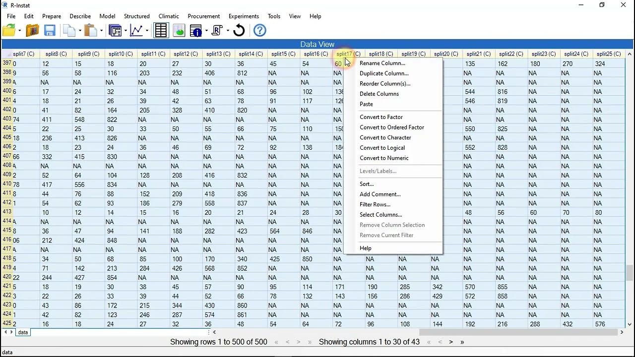 Fun with Sequences in R-Instat - YouTube
