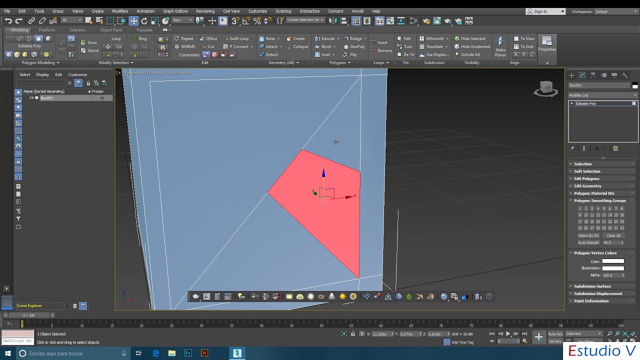 Create Faces - 3ds Max 2019 Architectural Workshop - YouTube