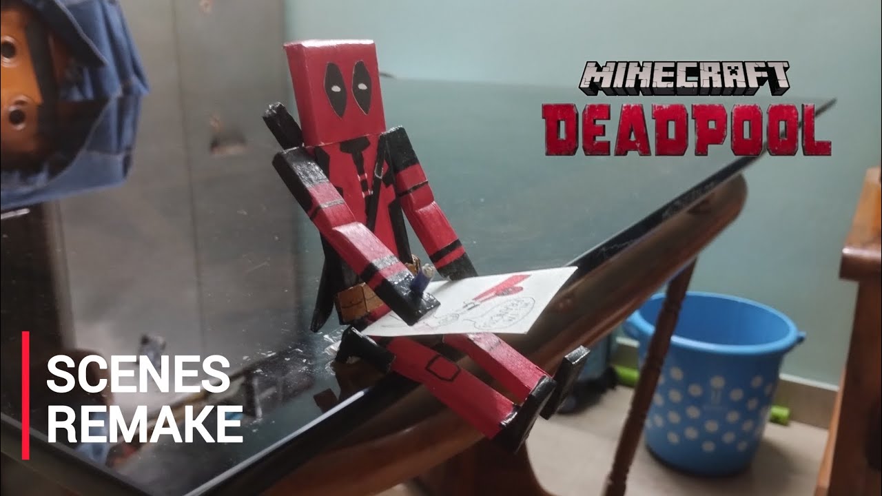 MINECRAFT Deadpool Scenes (Remake 2016) Maximum Effort - YouTube